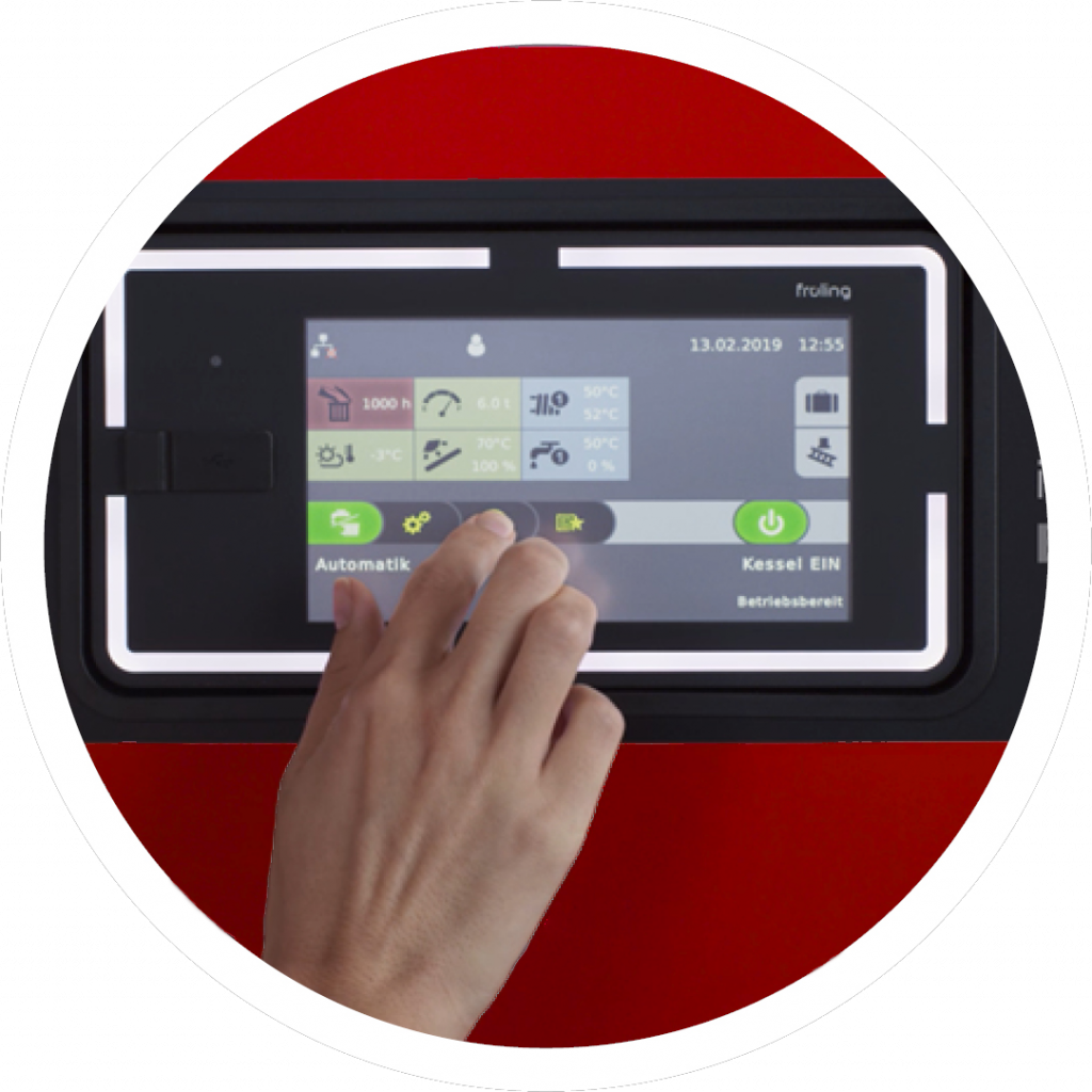 Fröling SP Dual compact: Kombiheizung für Pellets & Holz