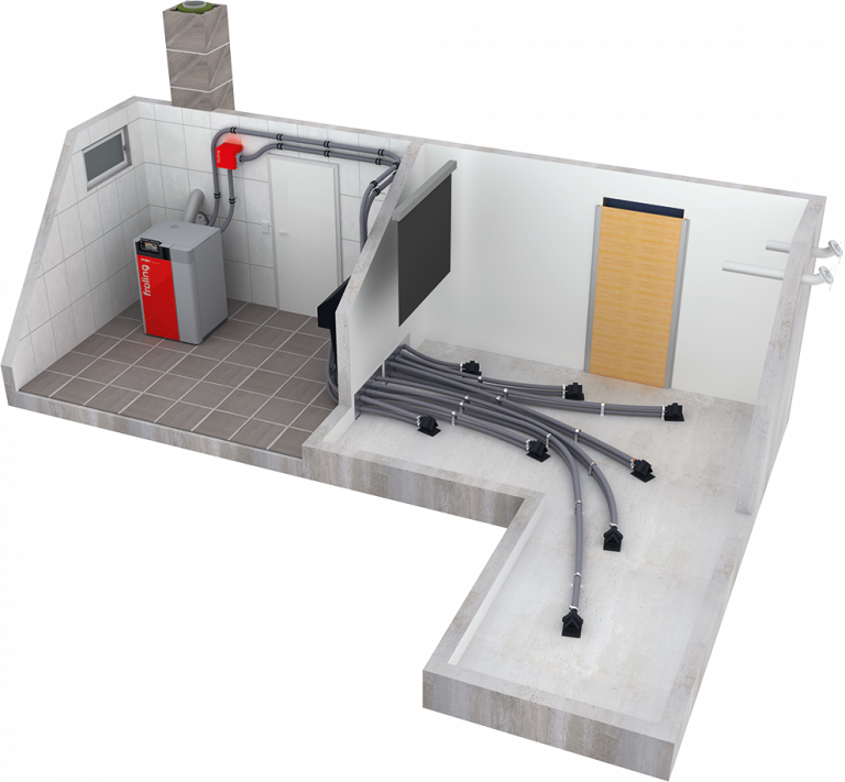 Pellets Absaugung: Fröling Saugsystem RS4 & RS8