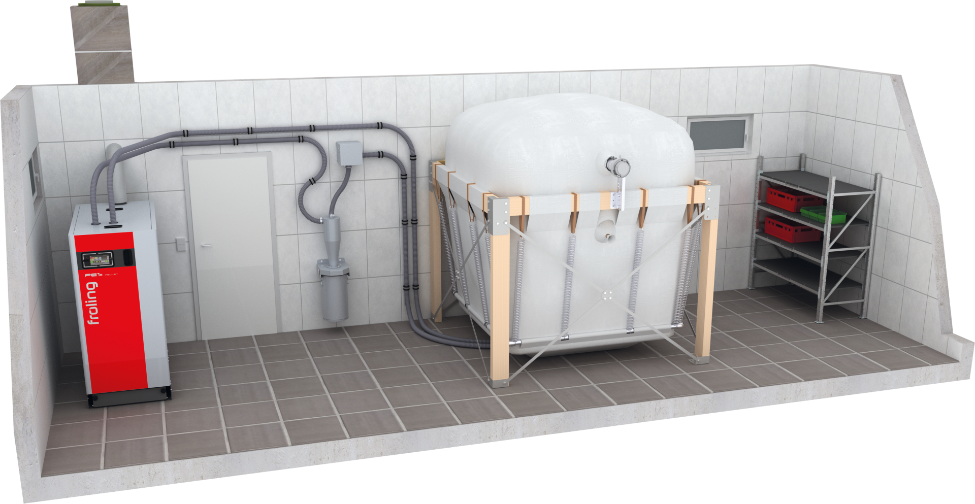 Pelletaustragungssysteme & Pelletfördersysteme - Fröling