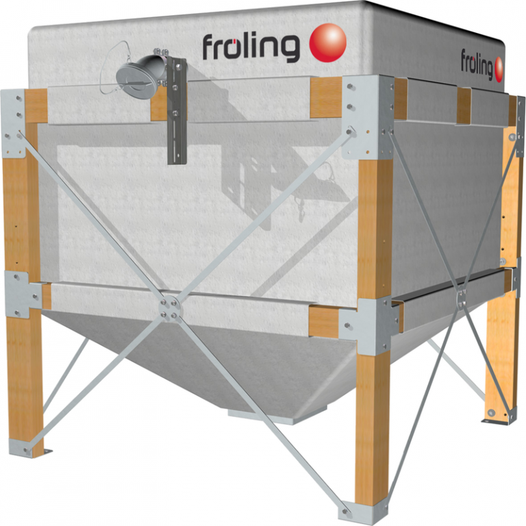 Bis zu 60% mehr Lagervolumen mit den neuen Pellet-Sacksilos von Fröling ...