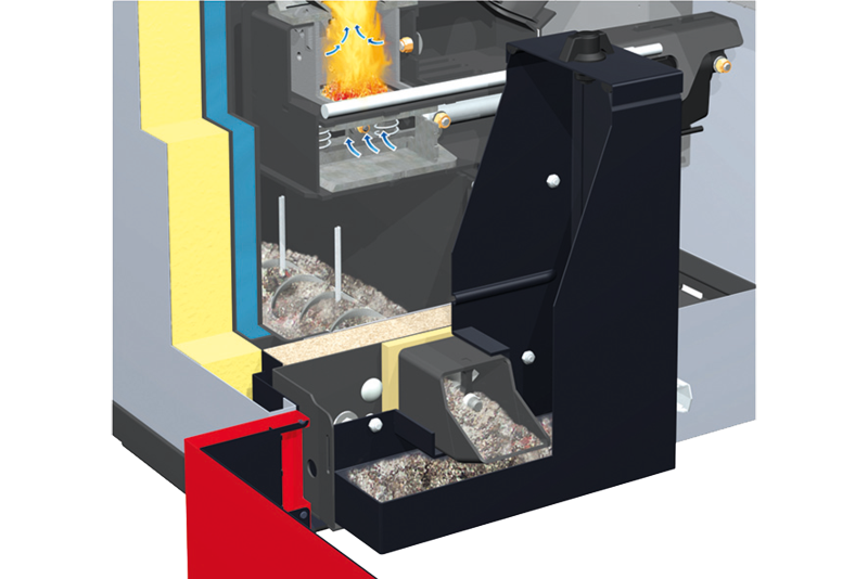 NEU: PE1 Pellet 7/10 mit automatischer Entaschung - Fröling