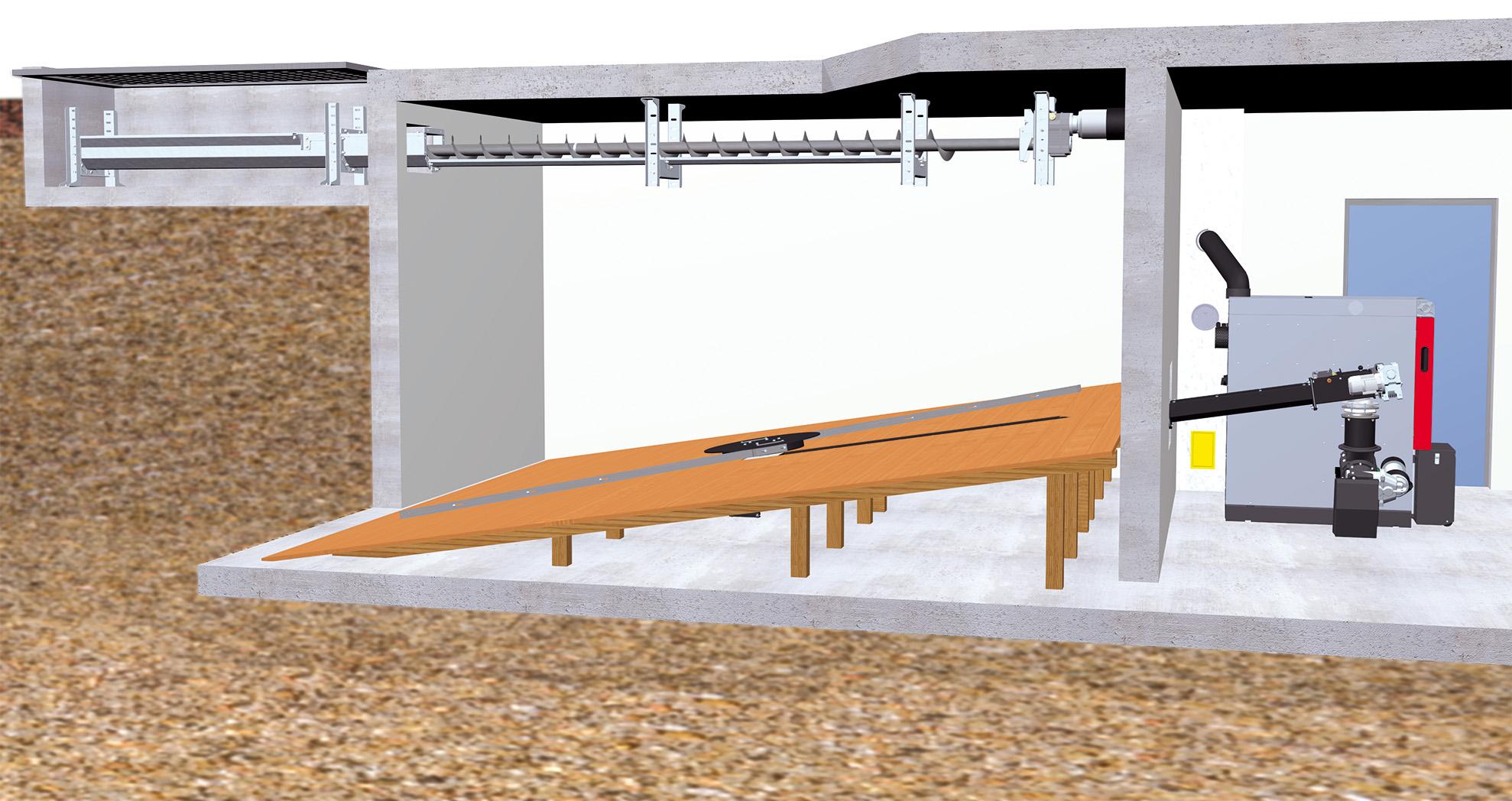 Vis de remplissage de silo BFS - Fröling